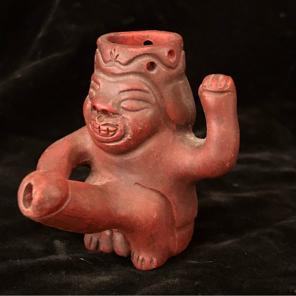 Antique | Art | Antique Fertility Ritual Red Clay Figurine Ceremonial ...